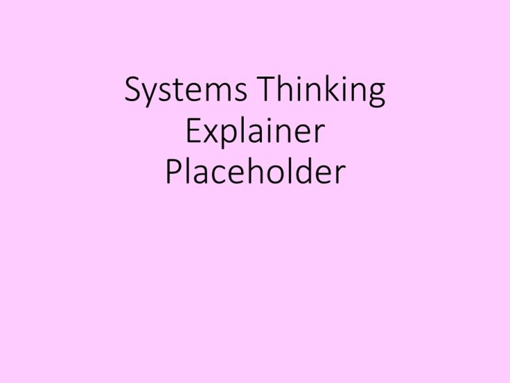 Systems Thinking Placeholder | Storiation Tools